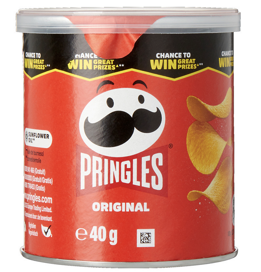 Original CHIPS 40 GRAMM - BY PRINGLES, Stapelchips, van keizer, holla ...
