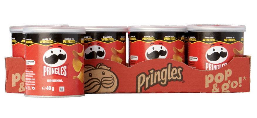 Original CHIPS 40 GRAMM - BY PRINGLES, Stapelchips, van keizer, holla ...